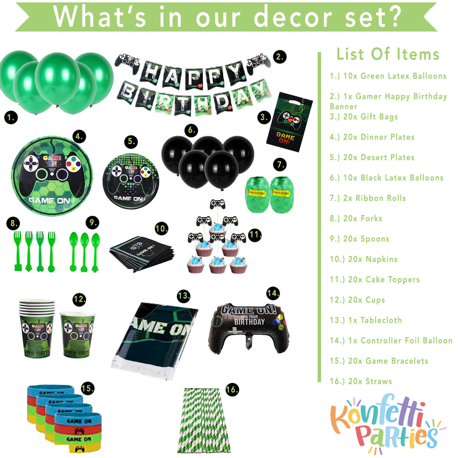 Party Decorations & Themed Party Kits - Buy Online | Konfetti Parties
